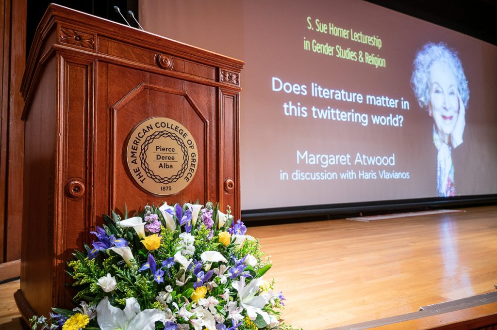 The American College of Greece | World-Renowned Author Margaret Atwood ...